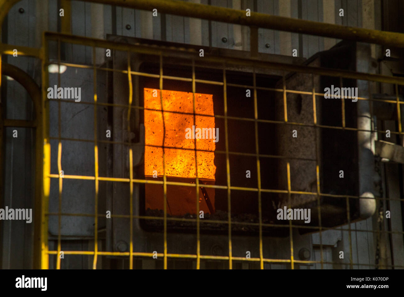 boiler industry on detail lit power scene Stock Photo - Alamy