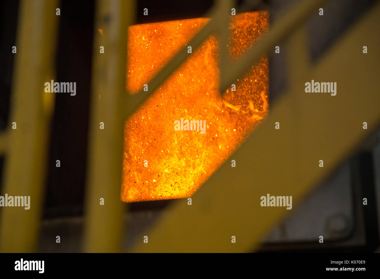 boiler industry on detail lit power scene Stock Photo - Alamy