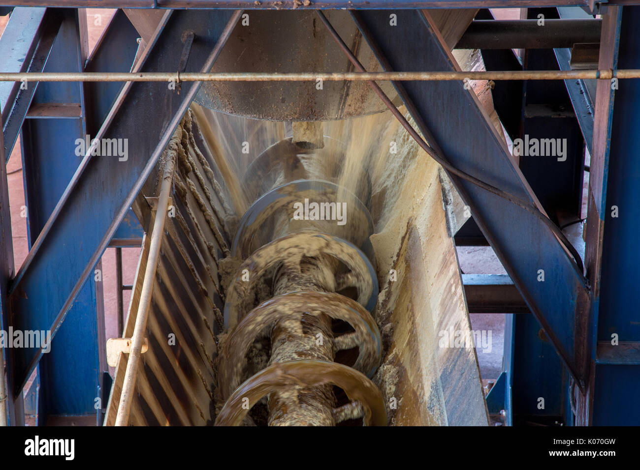 sugar factory industry line production cane process Stock Photo - Alamy