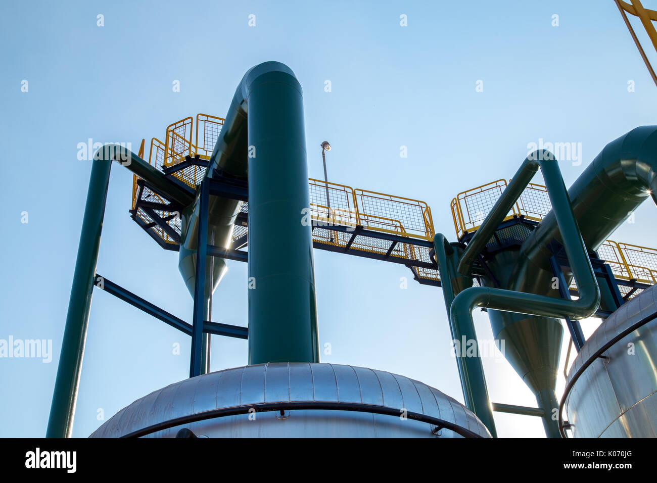 sugar factory industry line production cane process Stock Photo - Alamy