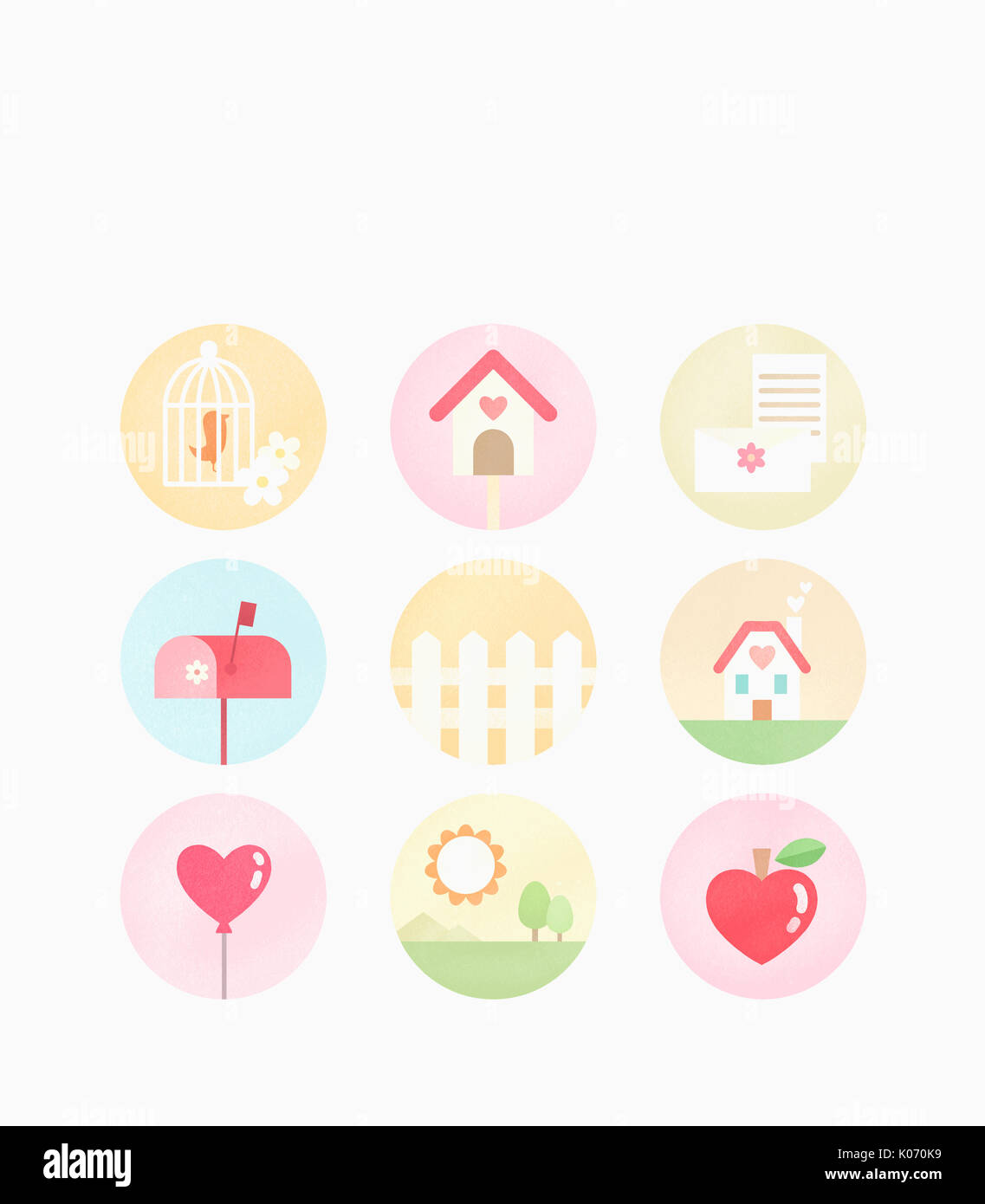 Set of various icons Stock Photo - Alamy