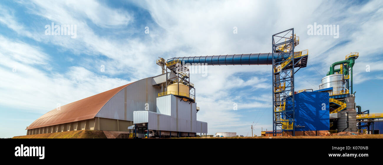 sugar factory industry line production cane process Stock Photo - Alamy