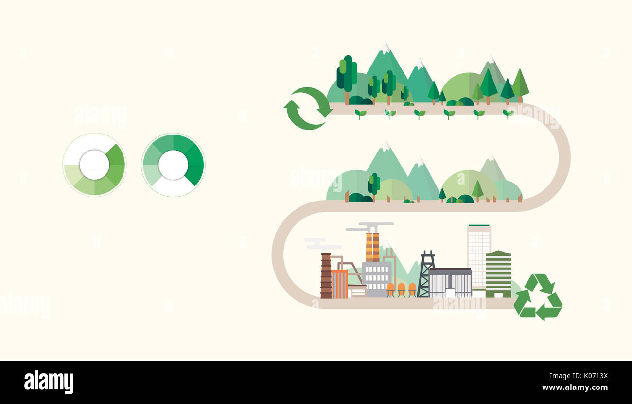Infographic illustration related to environmental protection Stock ...