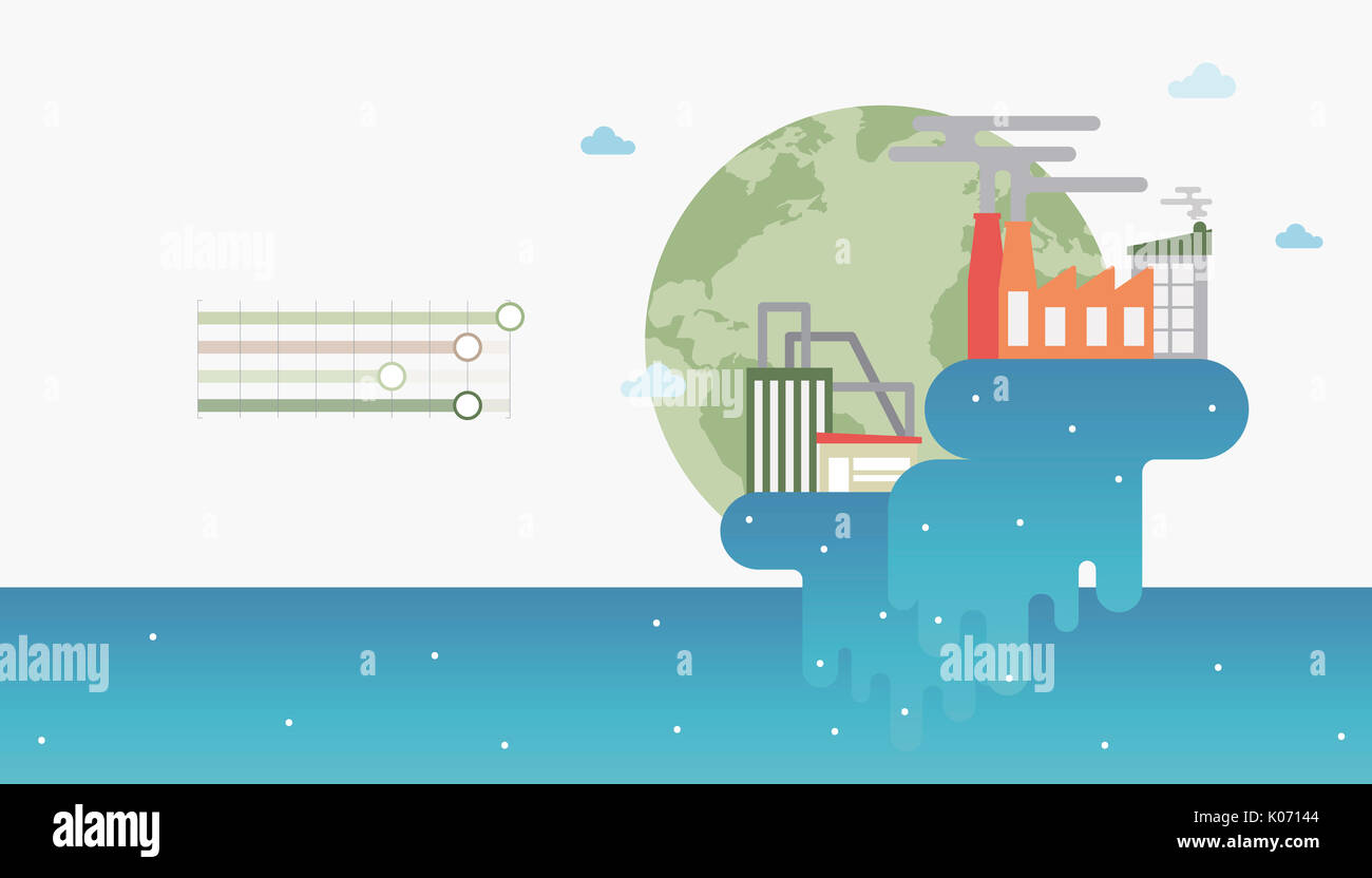 Infographic illustration related to air pollution Stock Photo - Alamy