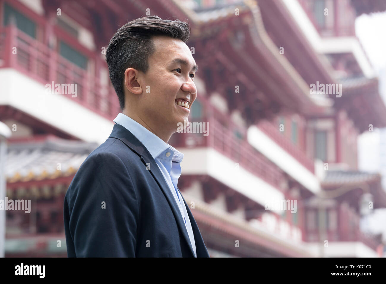 Smart city asian chinese businessmen hi-res stock photography and ...