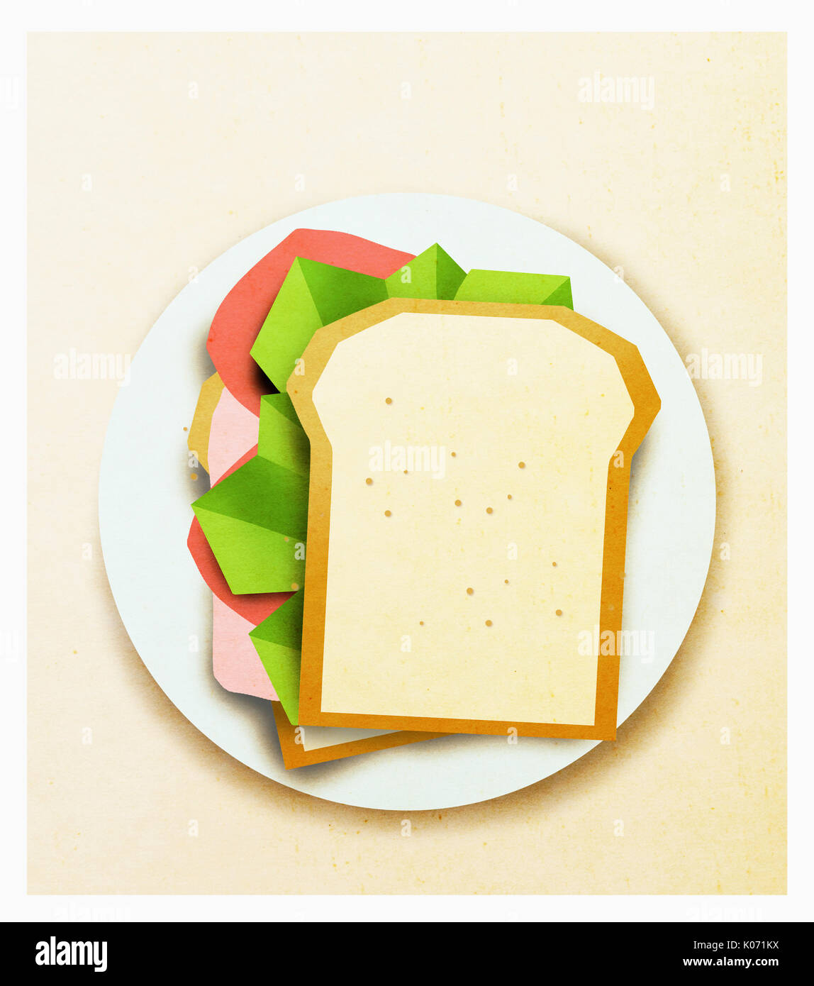 Paper plate craft Cut Out Stock Images & Pictures - Alamy