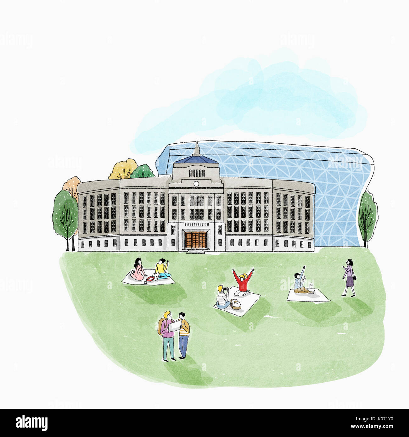 Korean landmark, Seoul Square Stock Photo - Alamy