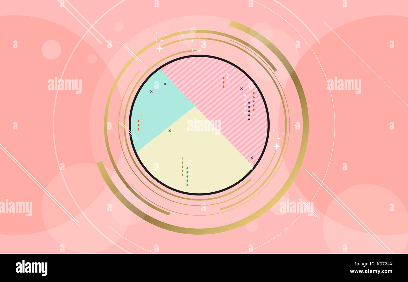 Typographic circle patterns Stock Photo - Alamy