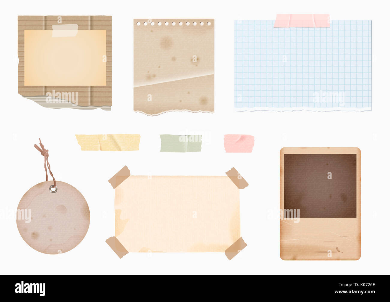 Various stickers of labels and tags Stock Photo - Alamy