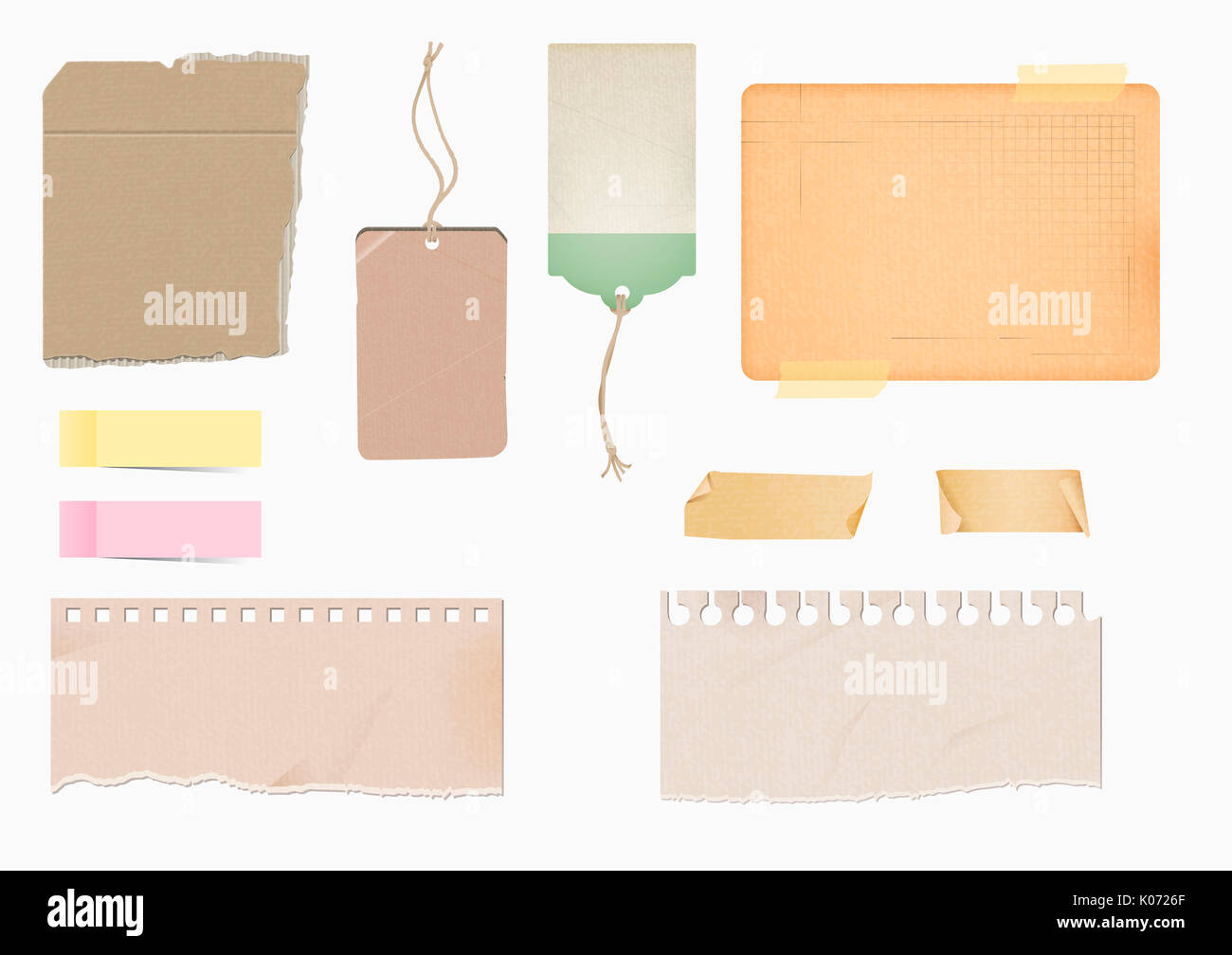 Various stickers of labels and tags Stock Photo - Alamy