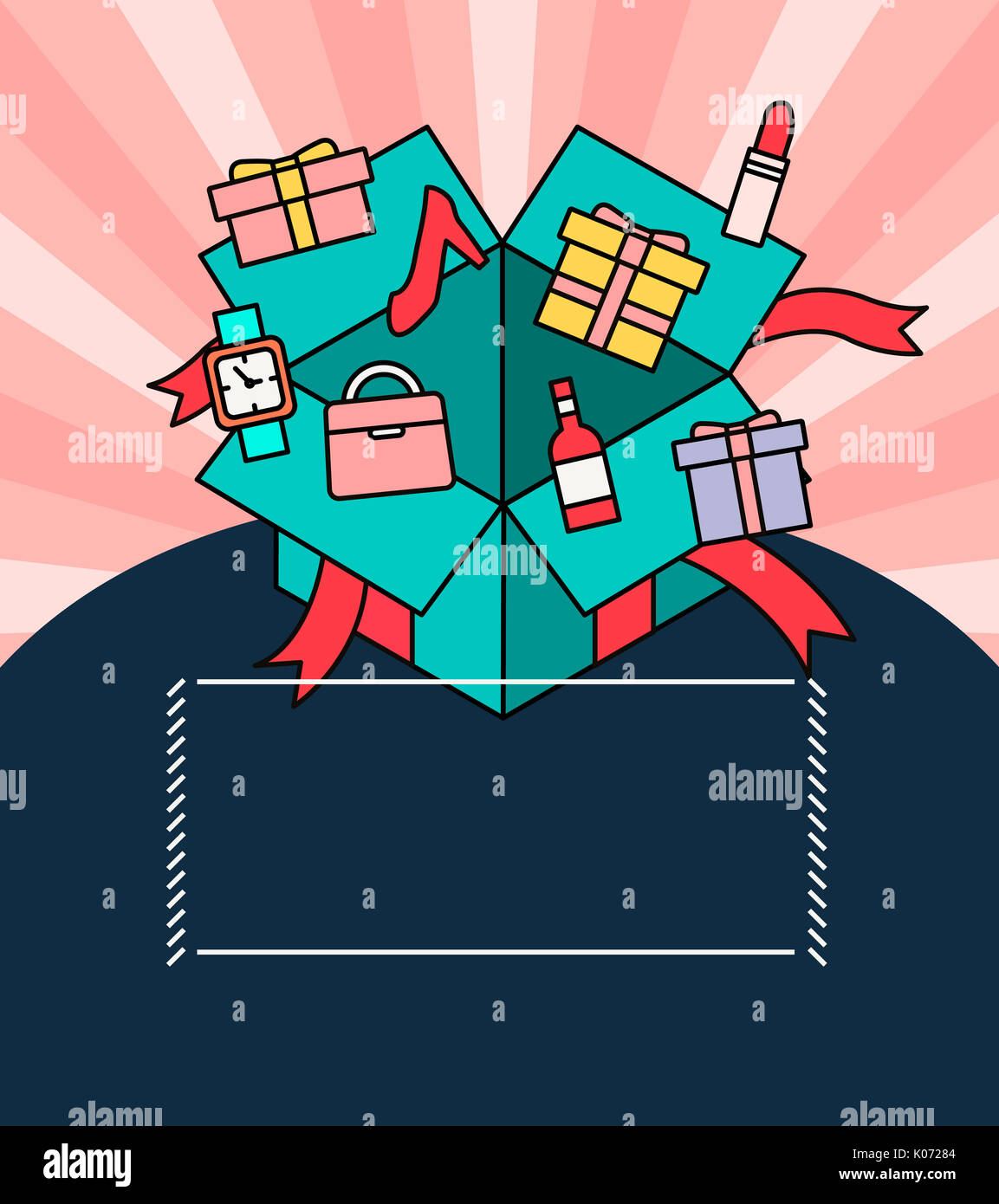 Gift popping open hi-res stock photography and images - Alamy