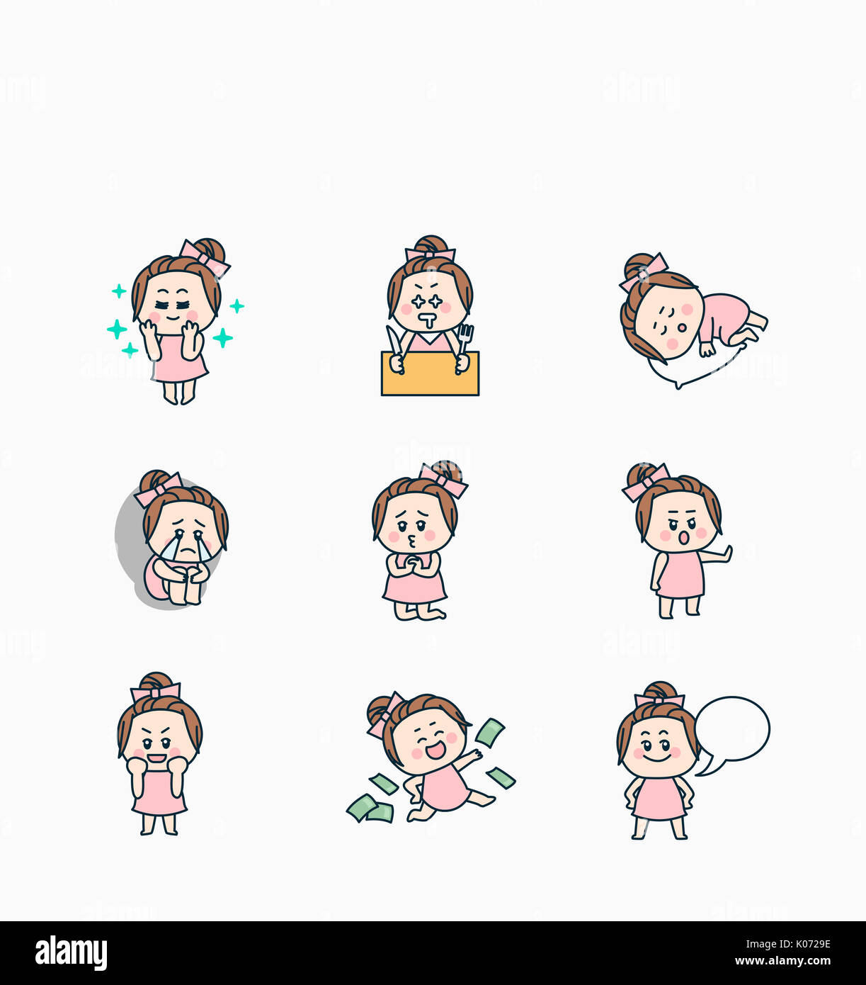 Speech bubble emoticon on Cut Out Stock Images & Pictures - Alamy