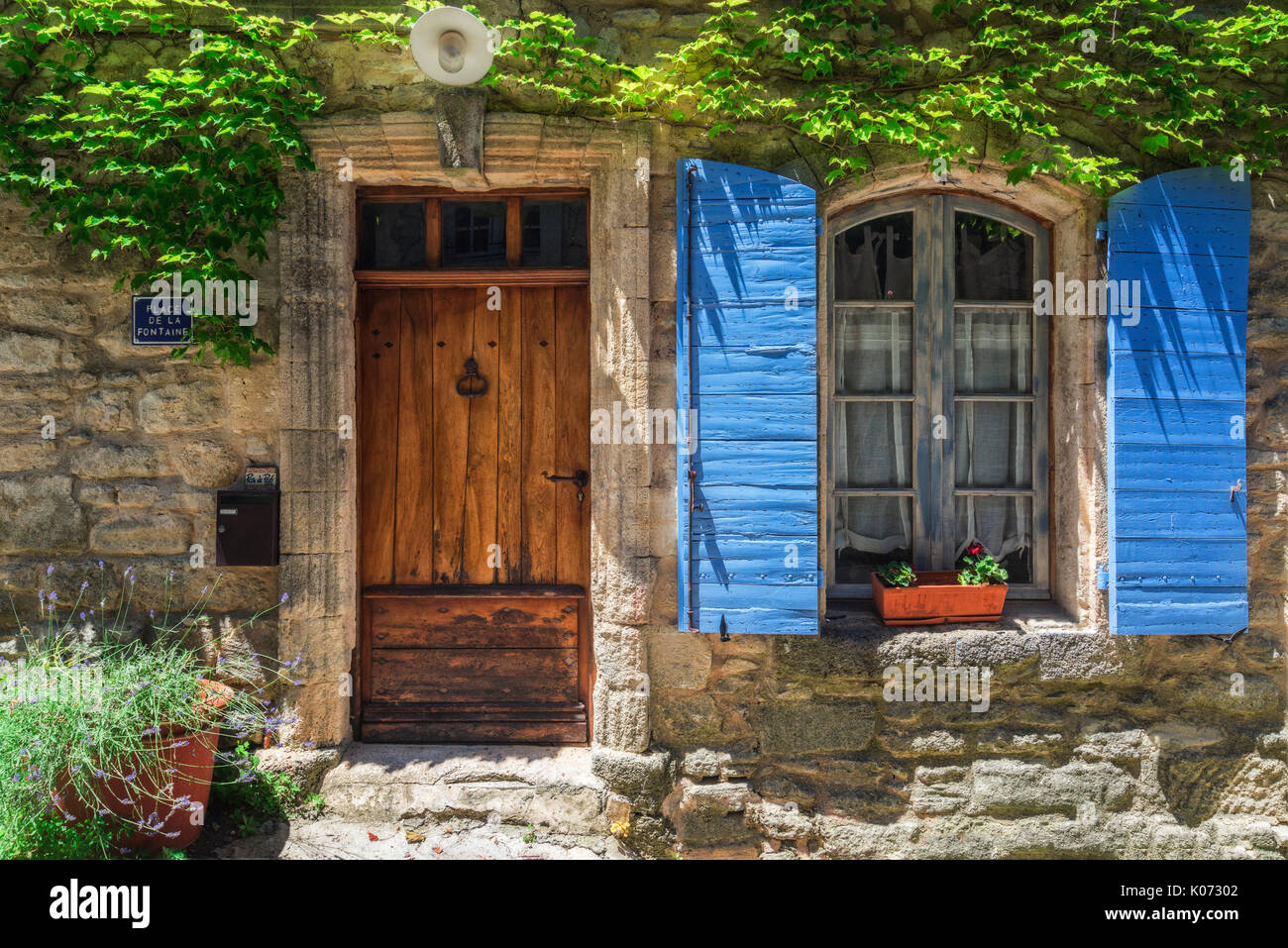 Provence, Southern France, France. A typical Provencal House Stock ...