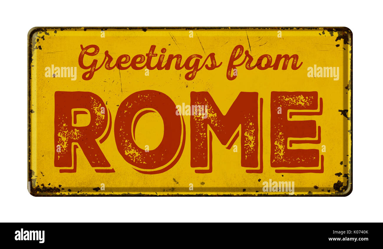 Rome sign Cut Out Stock Images & Pictures - Alamy