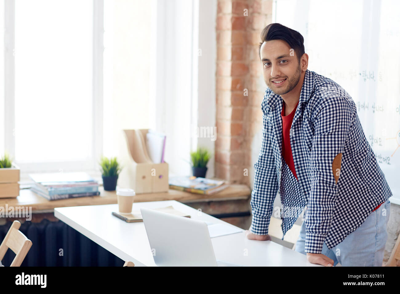 Learner in classroom Stock Photo - Alamy