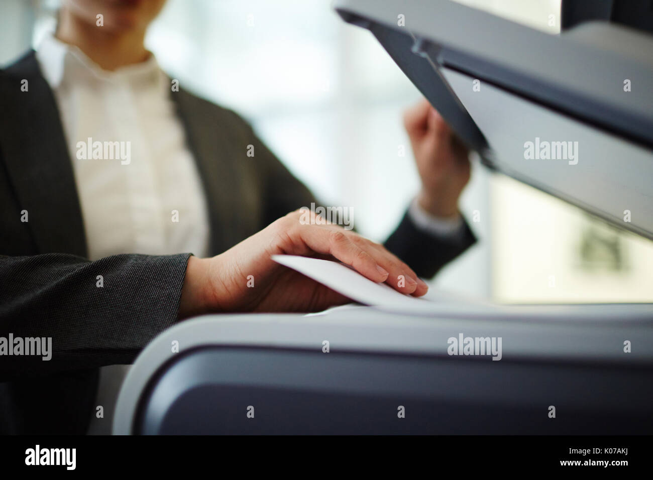 Work of secretary Stock Photo - Alamy