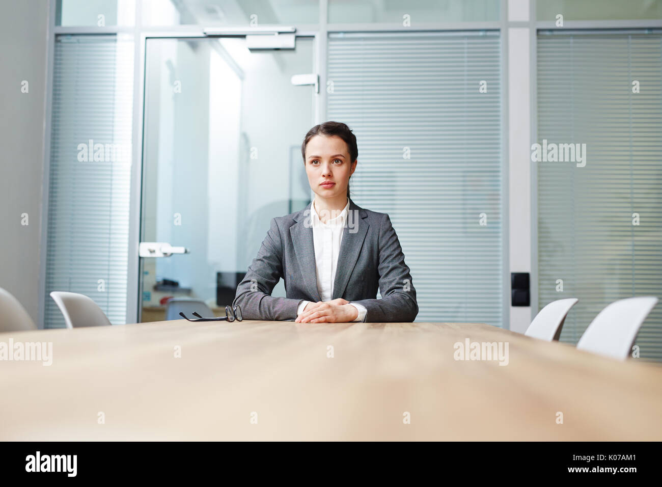 Job applicant waiting interview hi-res stock photography and images - Alamy