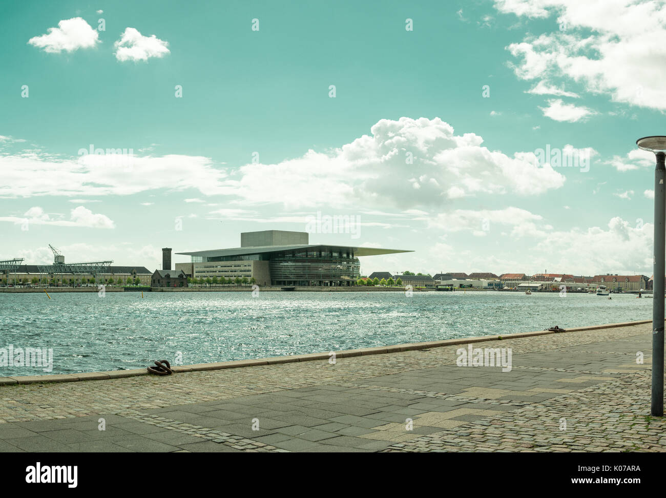 Copenhagen opera house at sunset hi-res stock photography and images ...