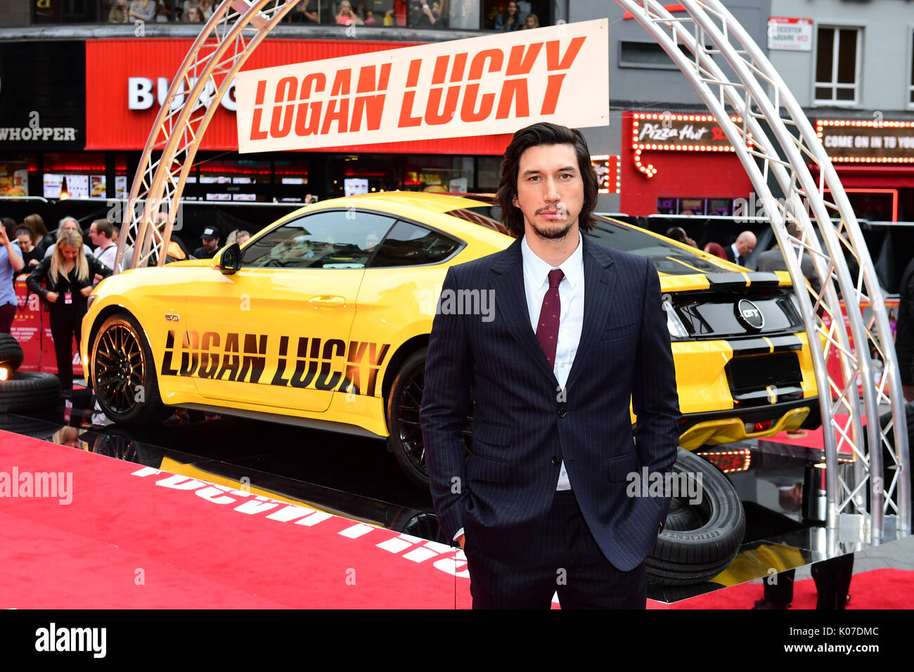 Adam Driver attending the Logan Lucky UK Premiere held at Vue West End ...