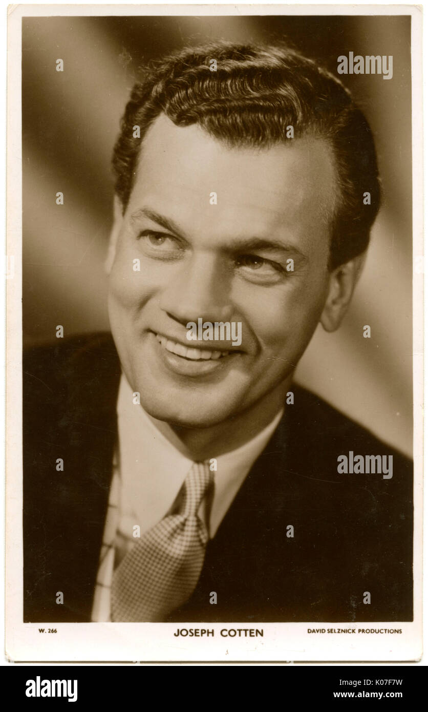 Joseph cotten hi-res stock photography and images - Alamy