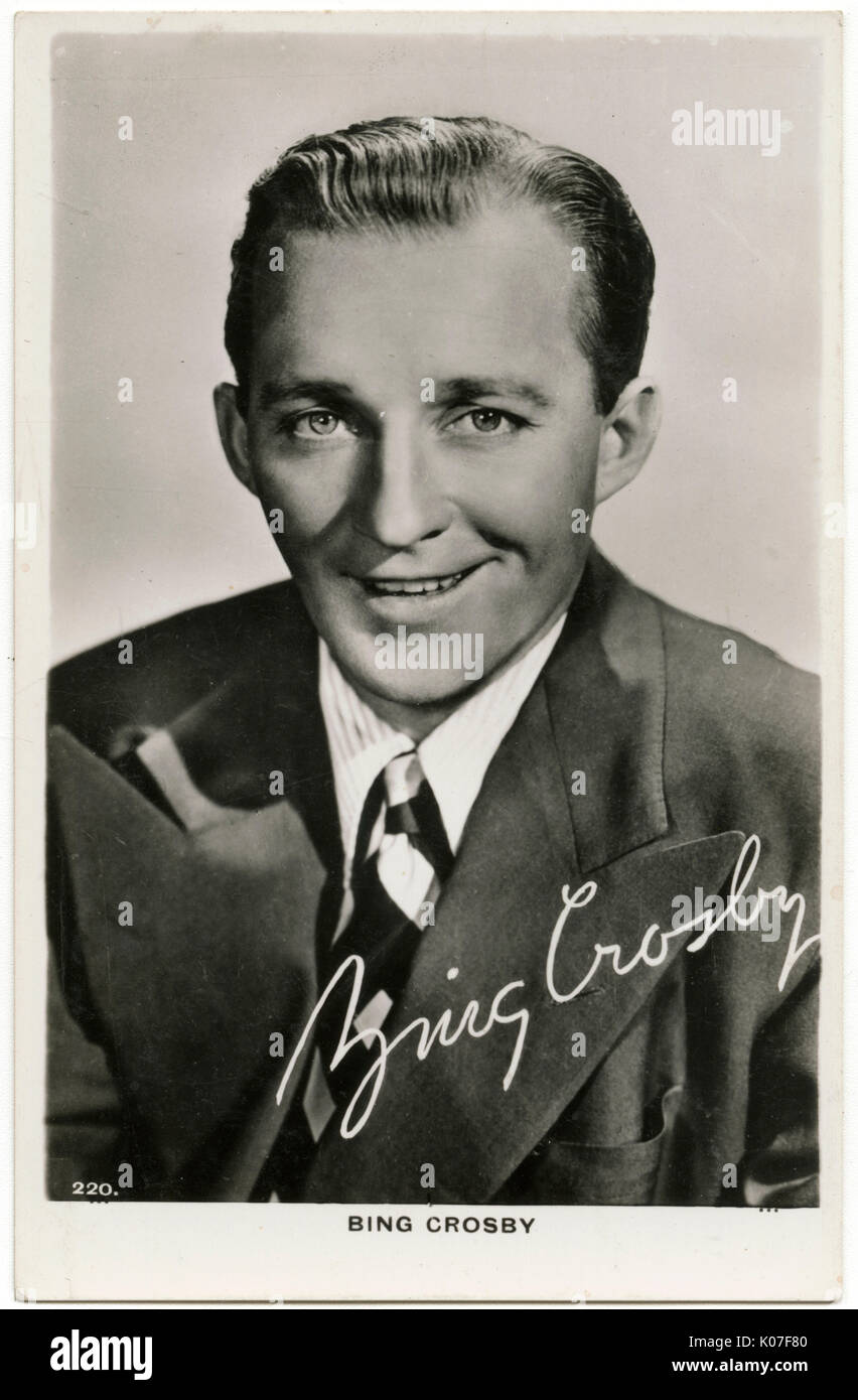 Singer actor bing crosby hi-res stock photography and images - Alamy