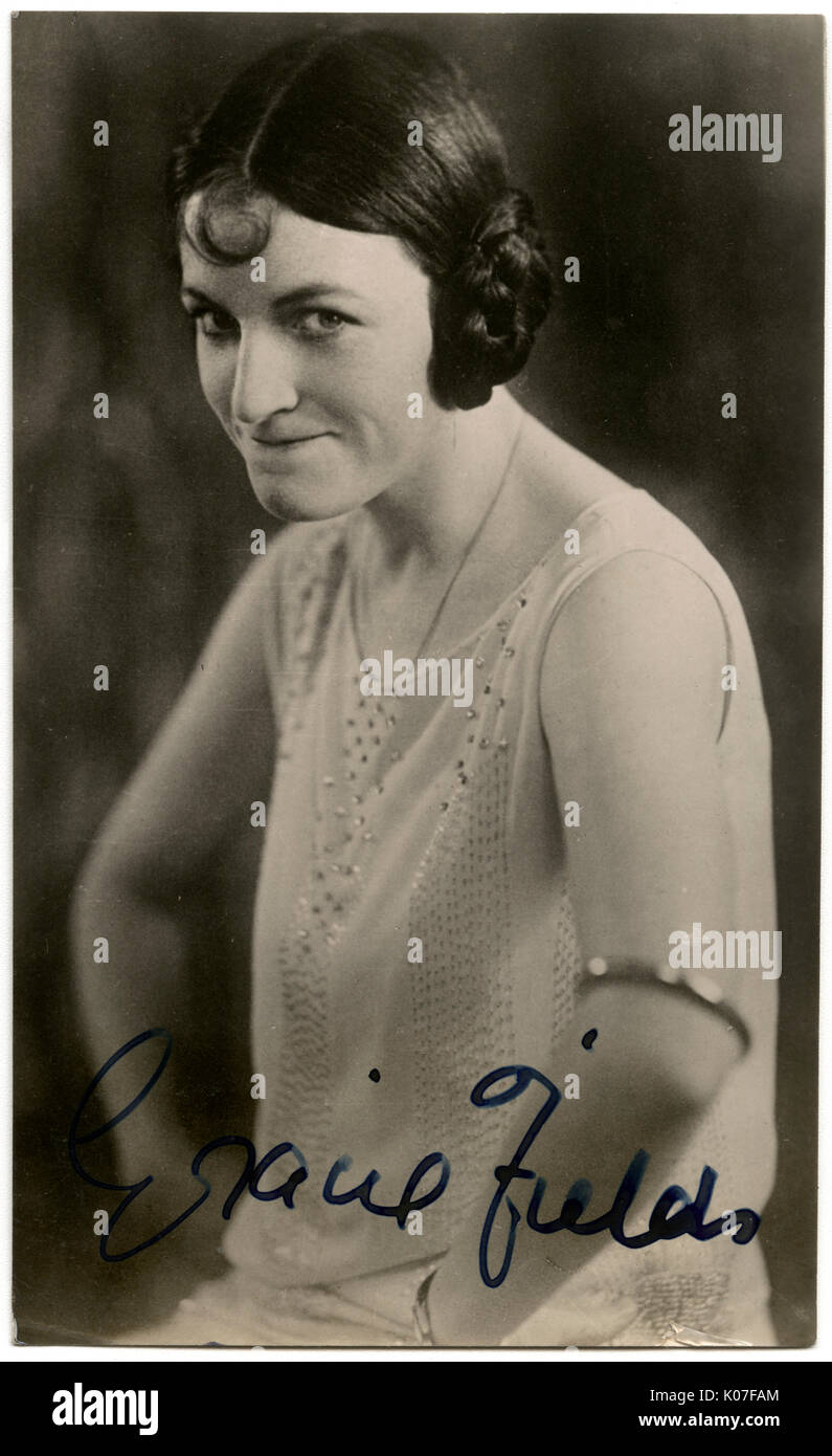 Gracie Fields (1898 - 1979), English singer and actress Date Stock ...
