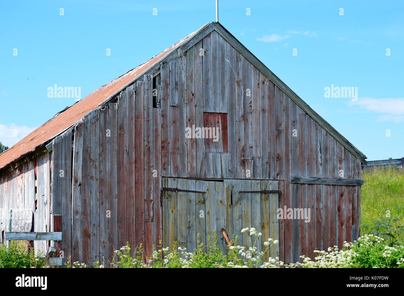 old barn background Stock Photo - Alamy