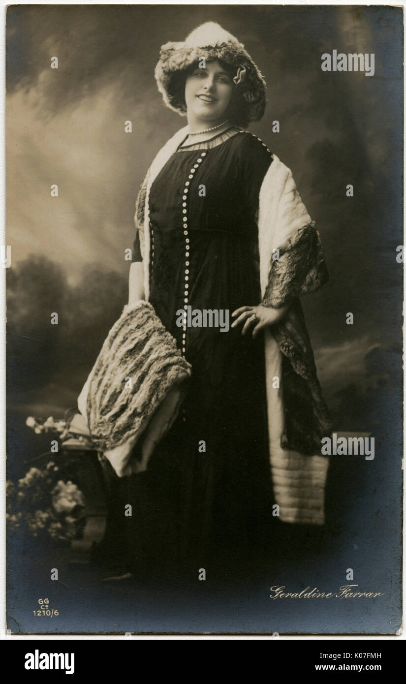 Opera singer geraldine farrar hi-res stock photography and images - Alamy