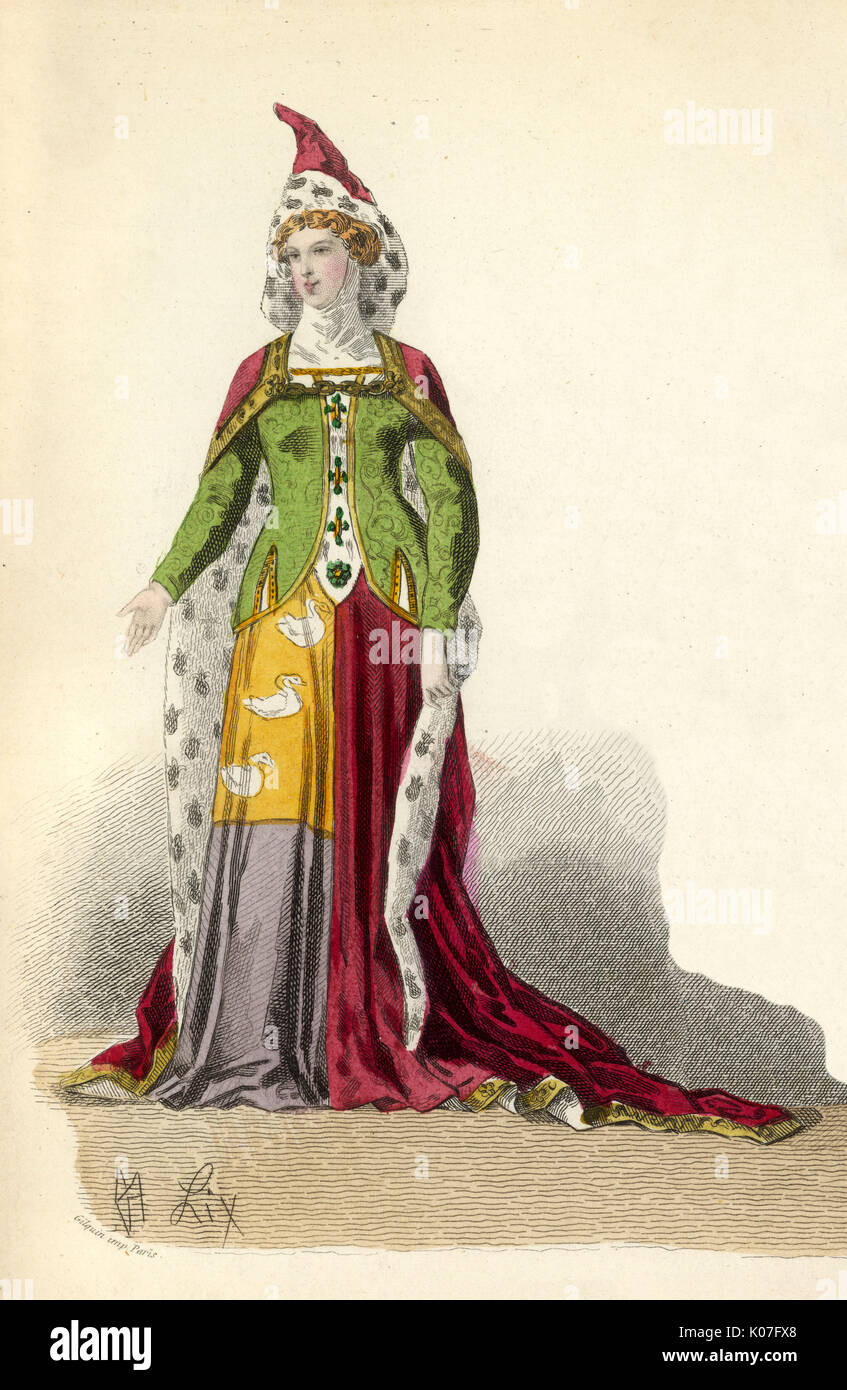 Ermine trimmed cloak hi-res stock photography and images - Alamy