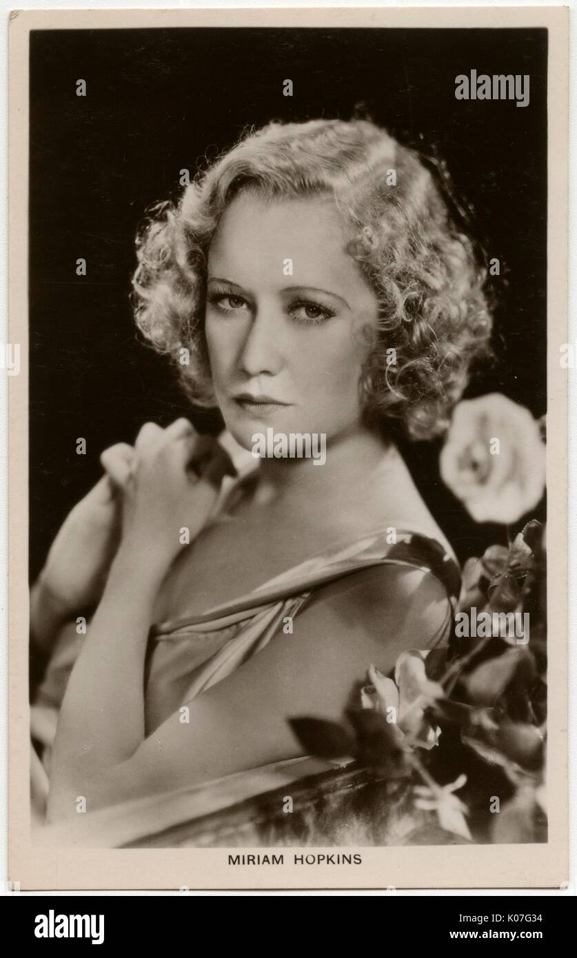 Miriam hopkins actress hi-res stock photography and images - Alamy