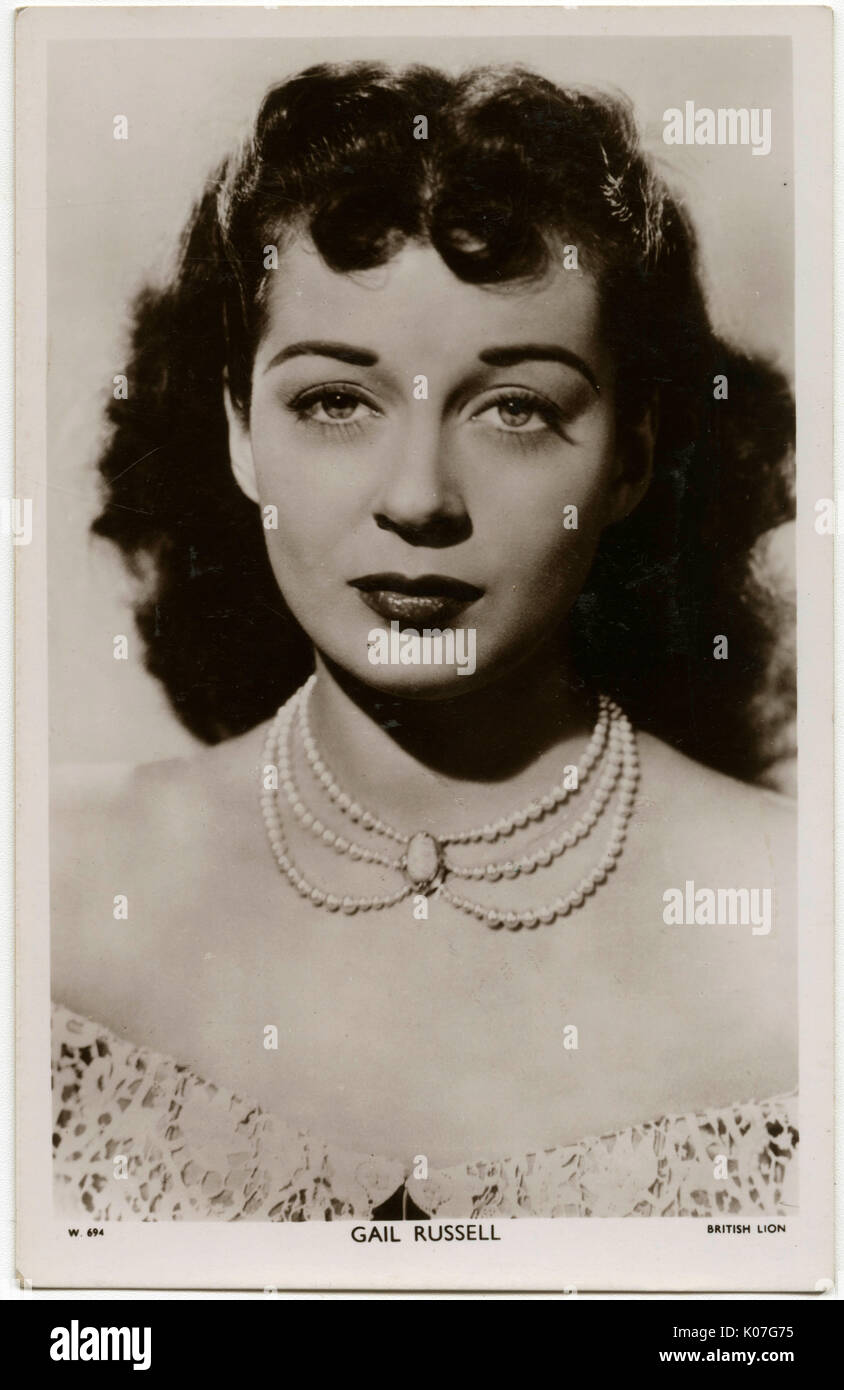 Actress gail russell hi-res stock photography and images - Alamy