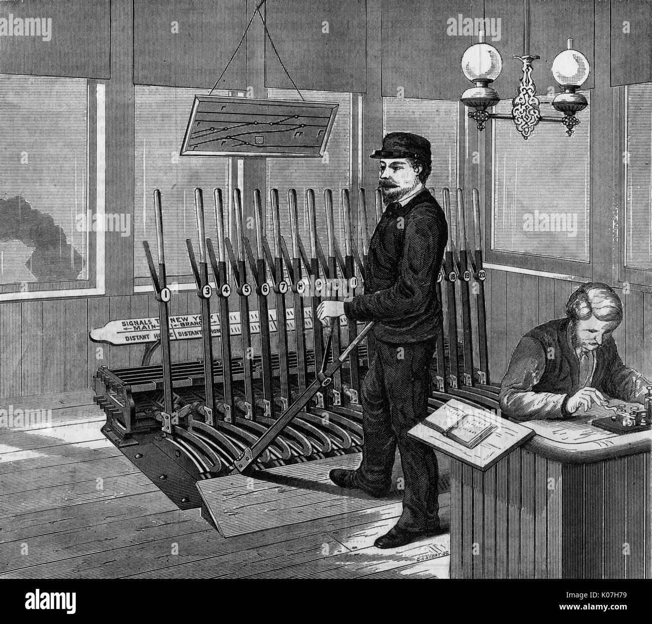 AMERICAN SIGNAL BOX Stock Photo - Alamy