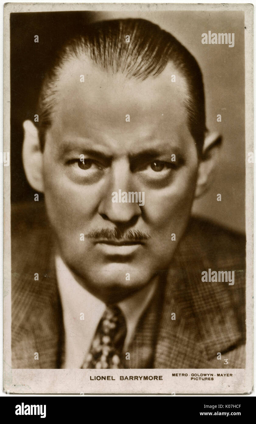 Lionel barrymore hi-res stock photography and images - Alamy