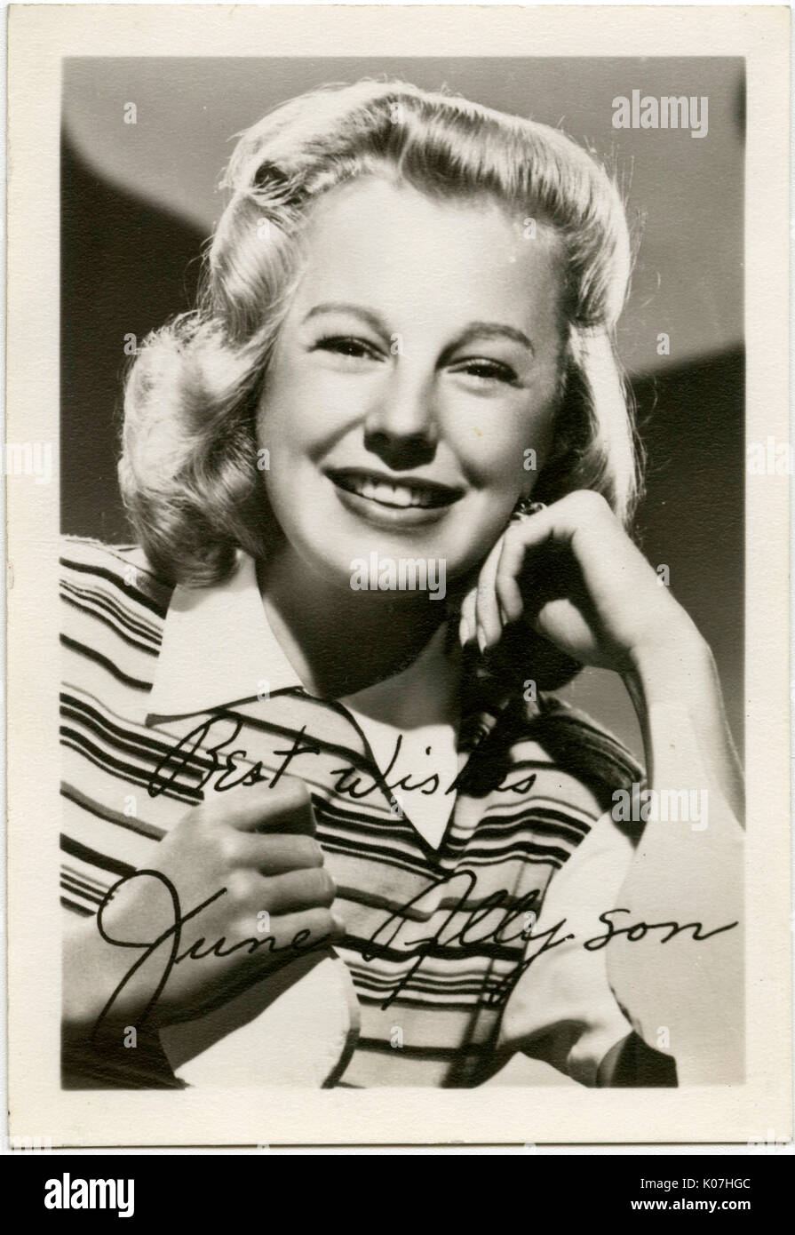 American film actress june allyson hi-res stock photography and images ...