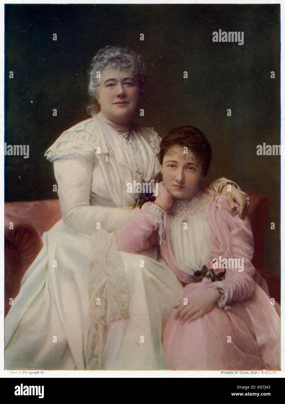 Lewis (Kate Terry) and Mabel Terry-Lewis Stock Photo - Alamy