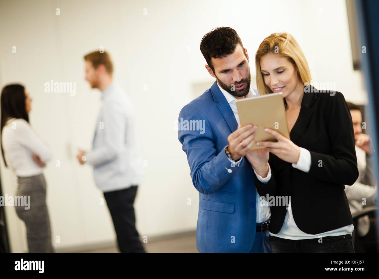 Portrait attractive business partners hi-res stock photography and ...