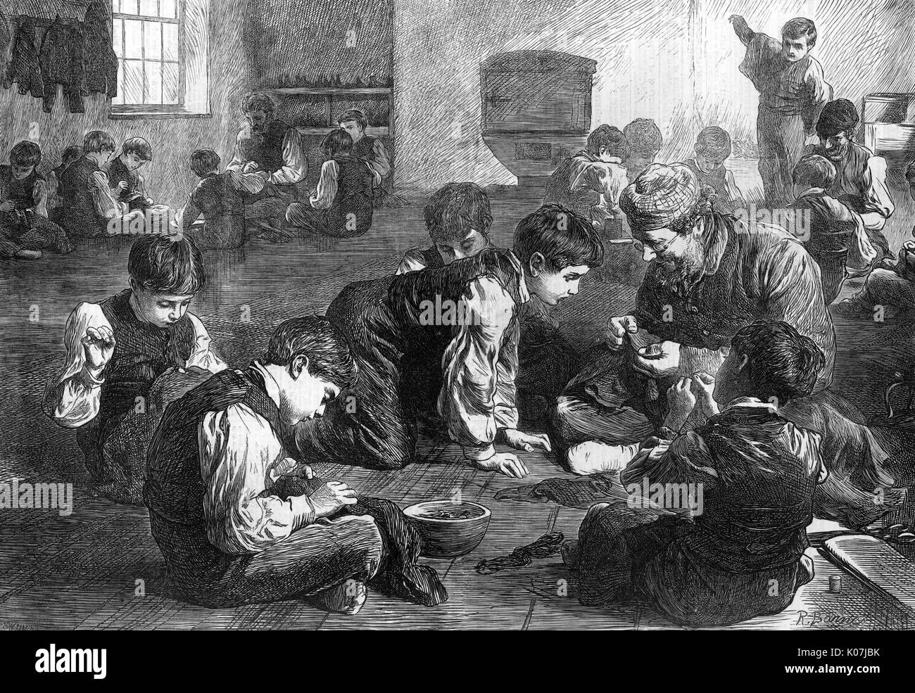 Poor children england hi-res stock photography and images - Alamy