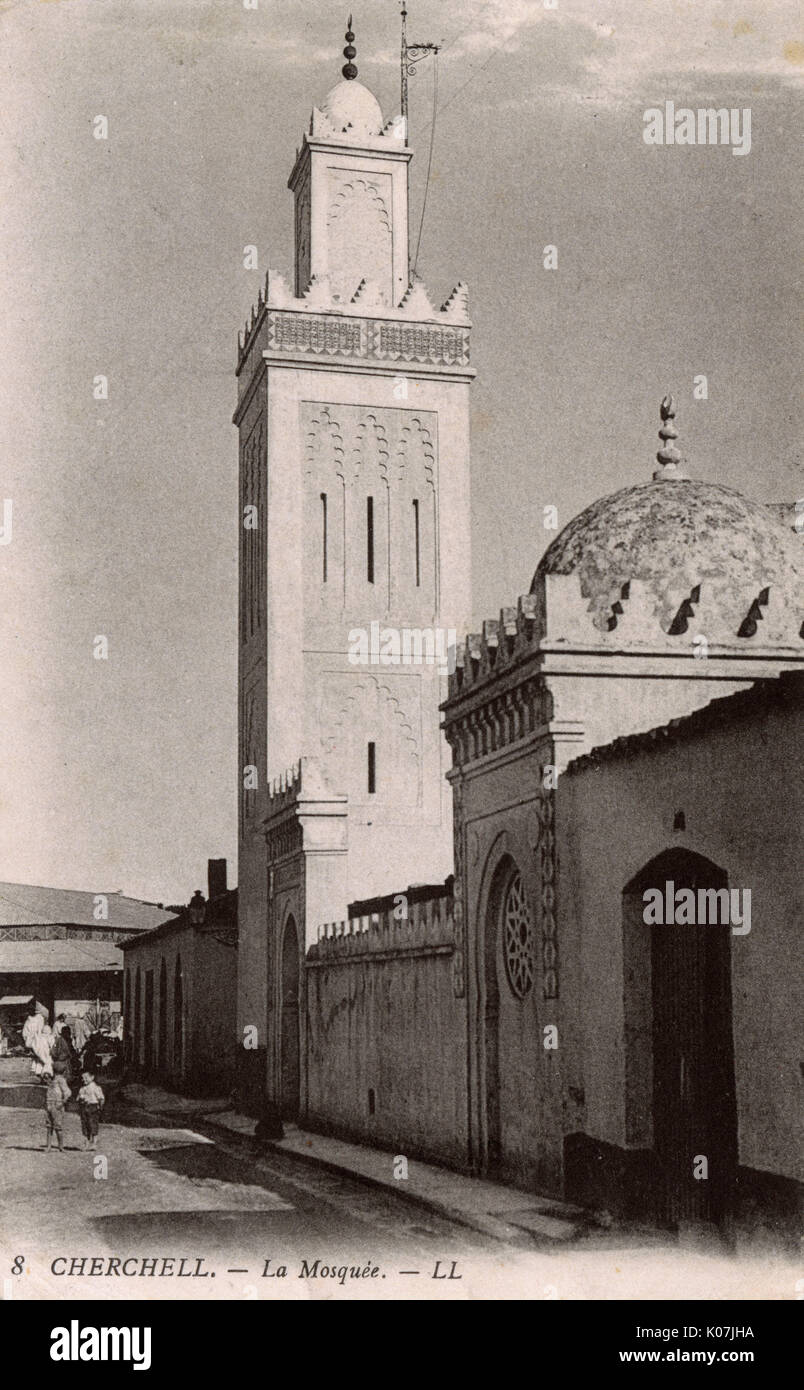 The Mosque - central Cherchell, Algeria Stock Photo - Alamy