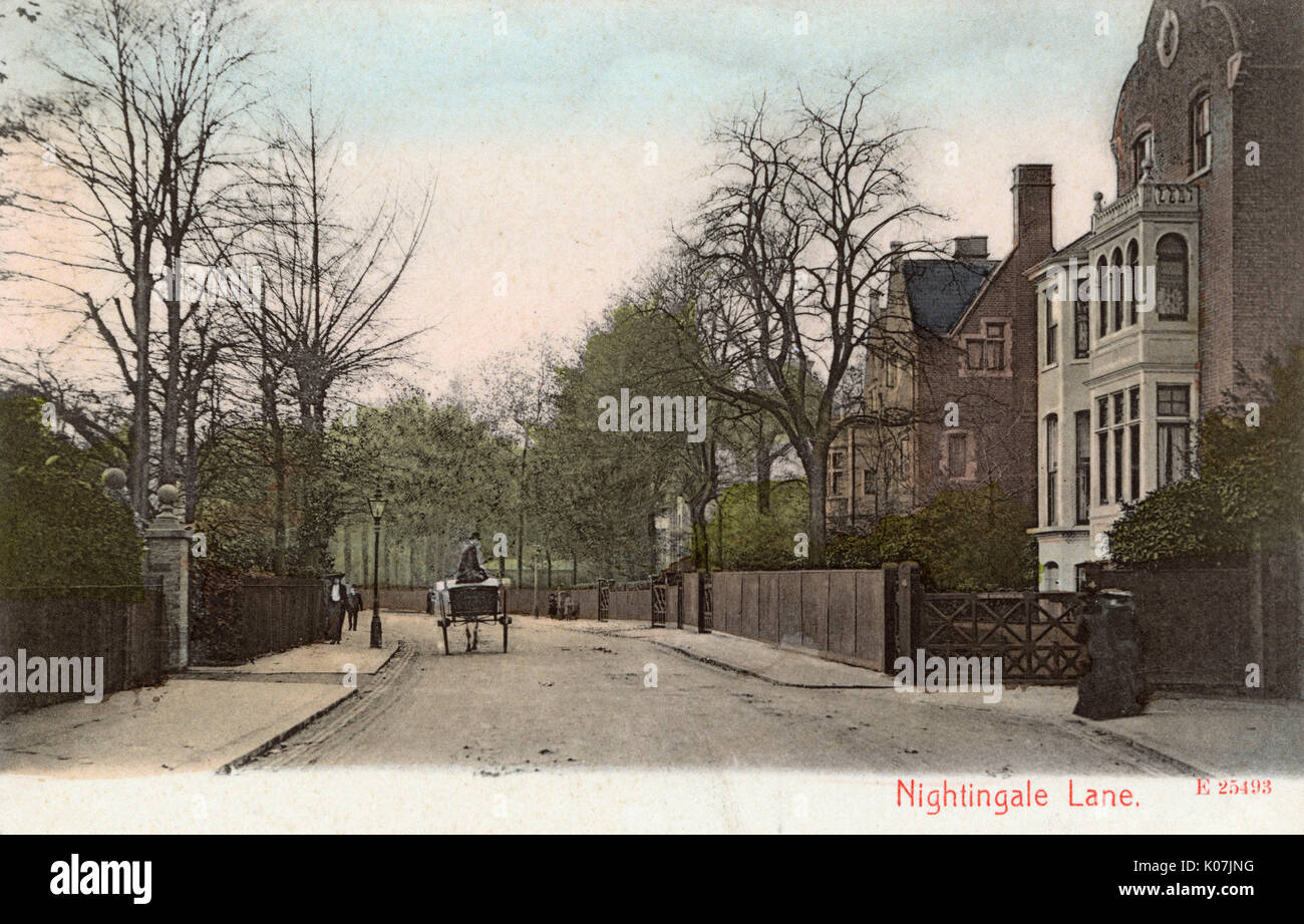 Nightingale Lane, Clapham South, London, SW12 Stock Photo - Alamy