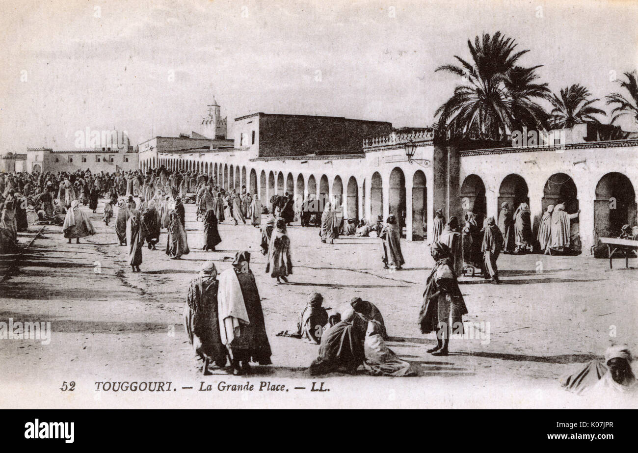 Touggourt, Algeria - The Main Square Stock Photo - Alamy