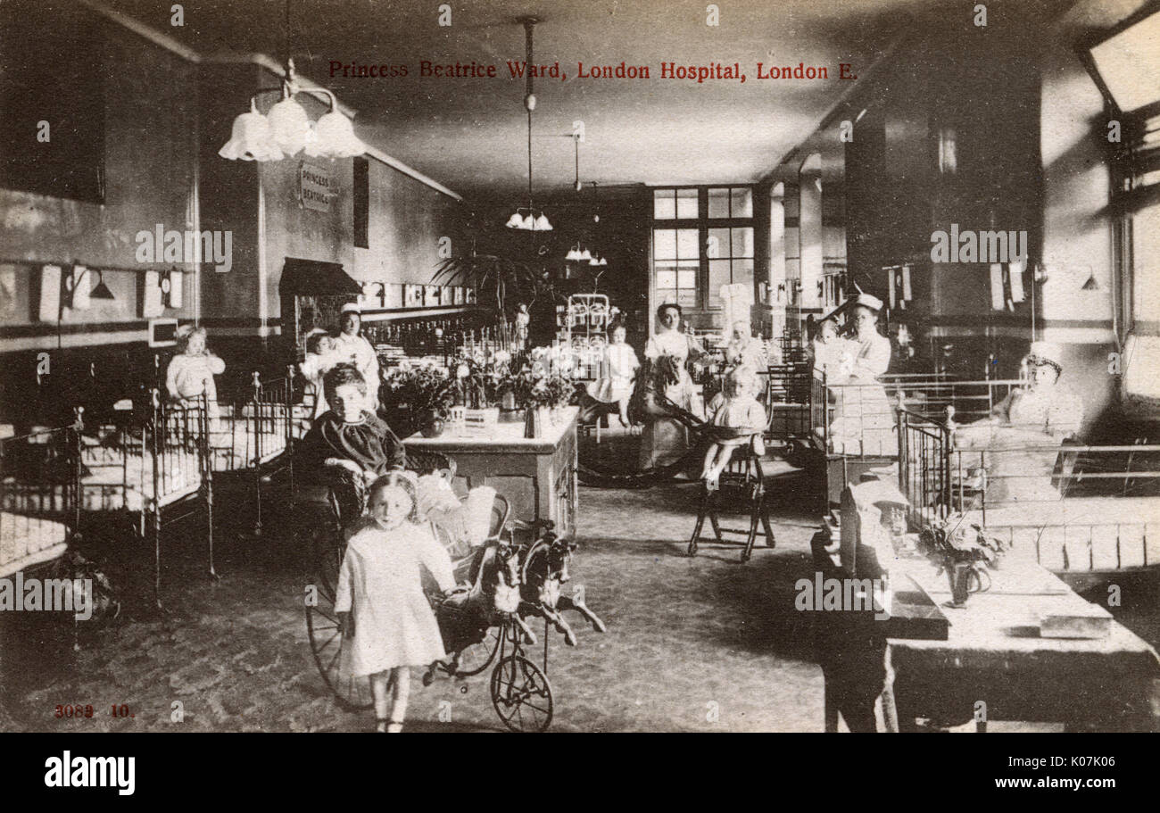 Princess Beatrice Ward, Royal London Hospital, Whitechapel Stock Photo ...