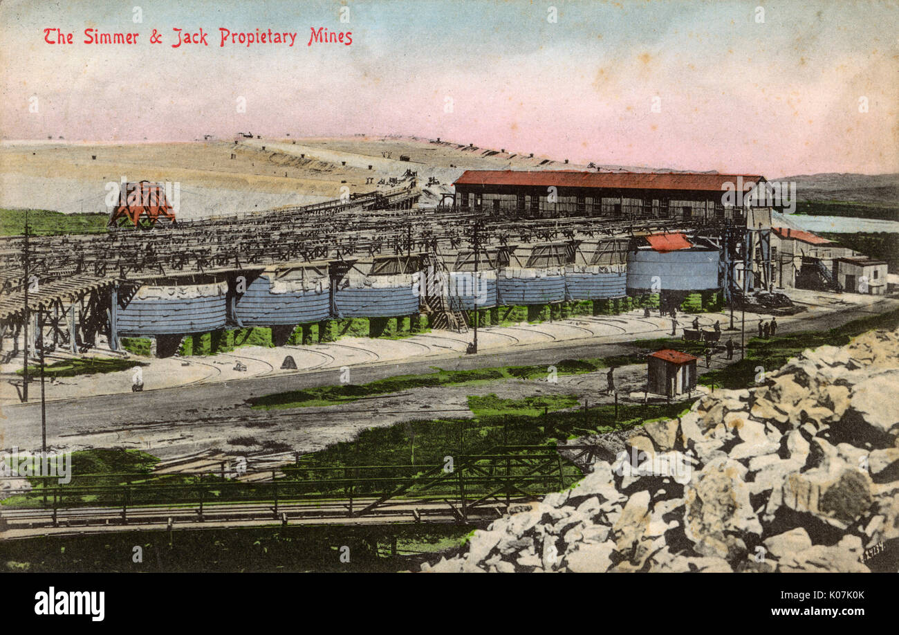 The Simmer and Jack Proprietary Gold Mines - east of Johannesburg ...