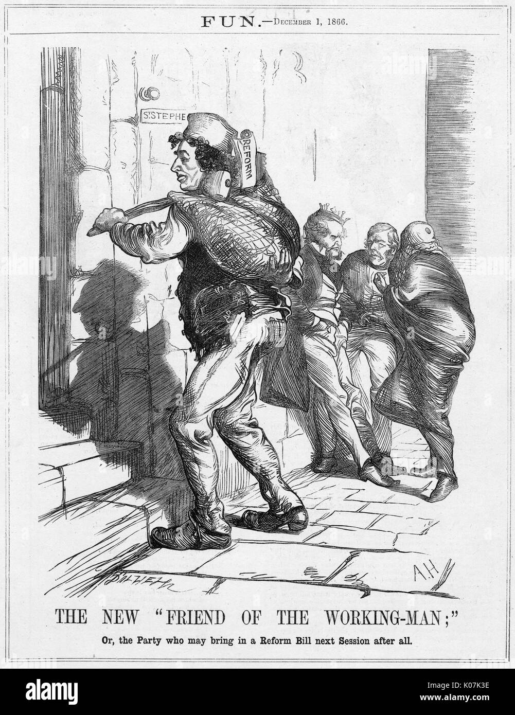 1860s political cartoons hi-res stock photography and images - Alamy