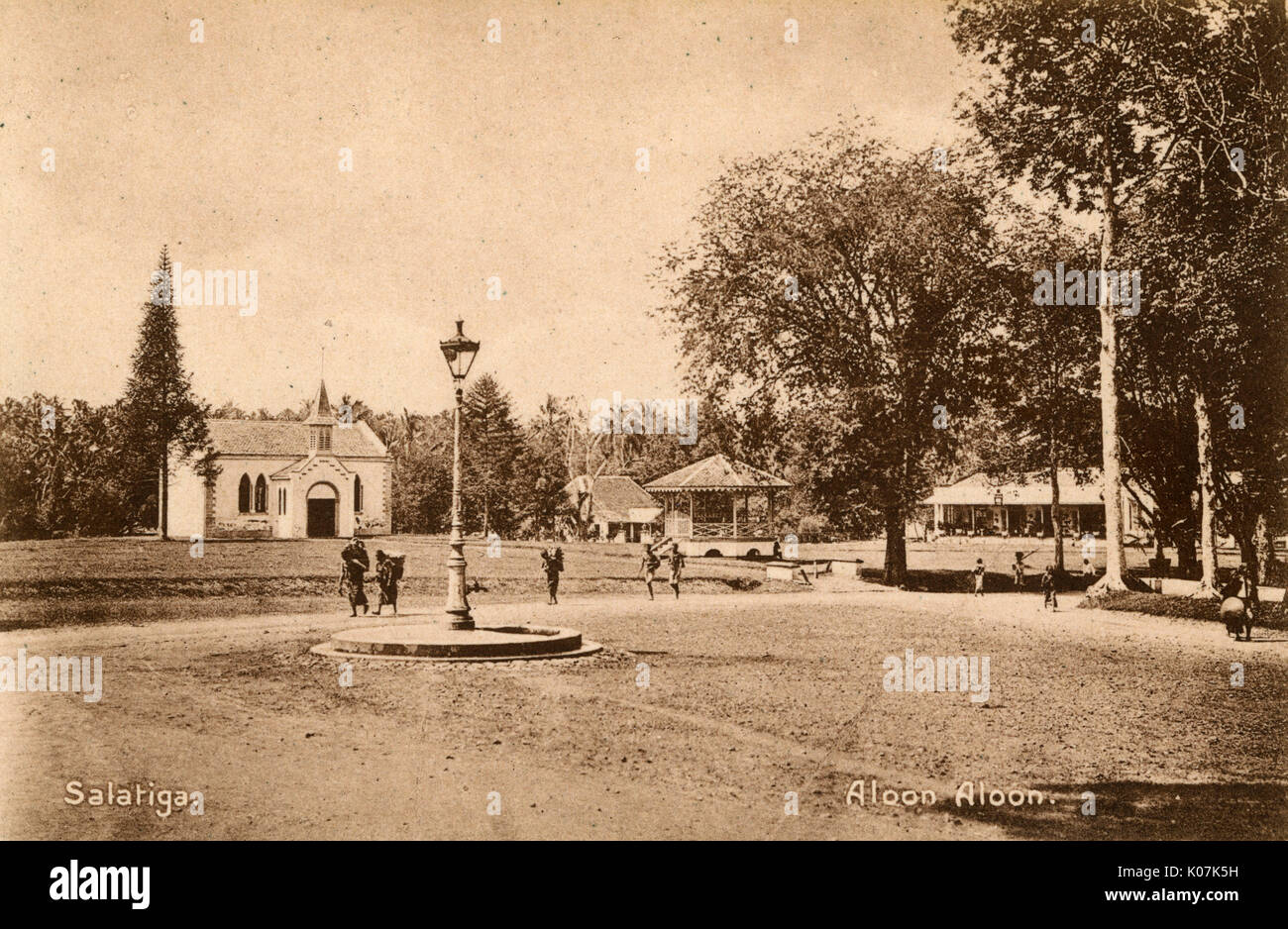Town square, Salatiga, Central Java, Indonesia Stock Photo - Alamy