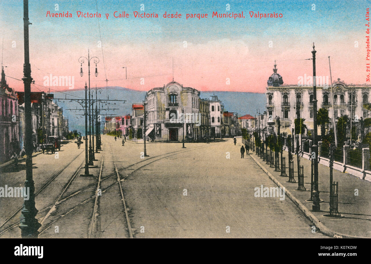 Victoria Avenue, Valparaiso, Chile, South America Stock Photo - Alamy