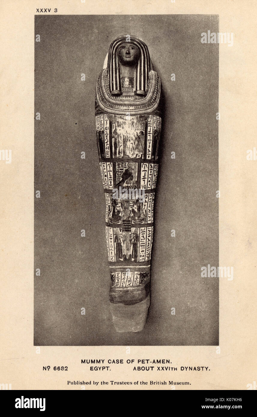 Egyptian Mummy And Case High Resolution Stock Photography and Images ...