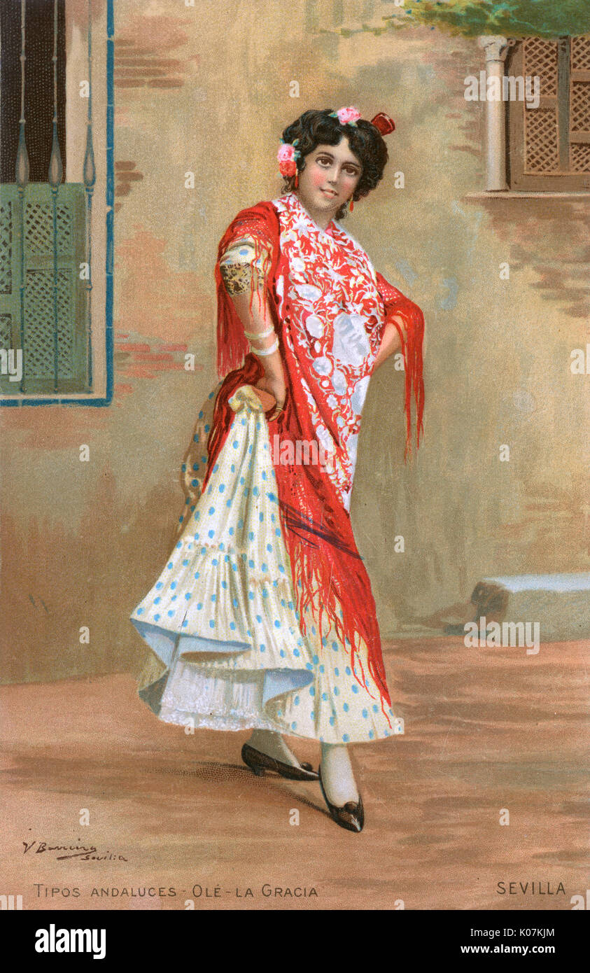 Andalucian Dancer - Seville (Sevilla), Spain Stock Photo - Alamy