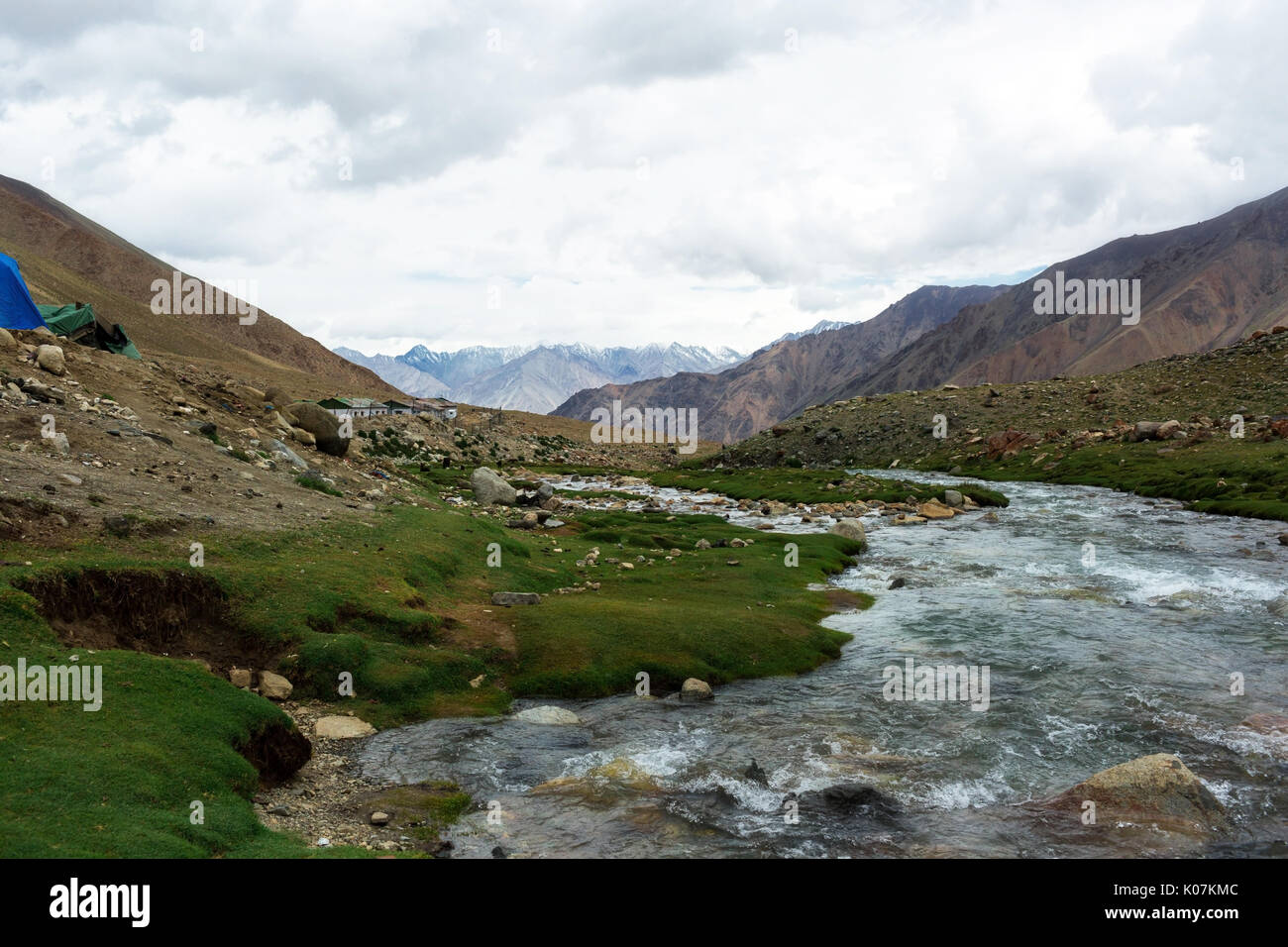 Natural landscape in Leh Ladakh, Jammu and Kashmir, India Stock Photo ...