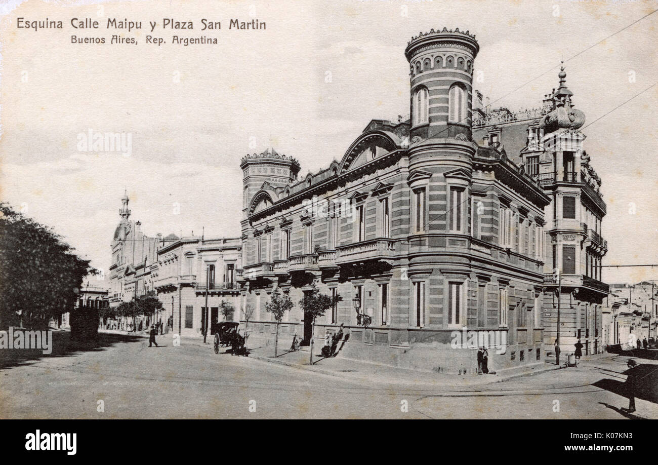 Corner building, Buenos Aires, Argentina, South America Stock Photo - Alamy