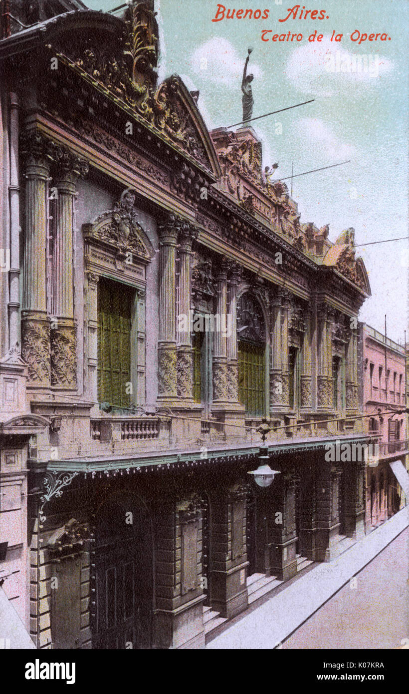 Teatro de la Opera, Buenos Aires, Argentina, South America Stock Photo ...